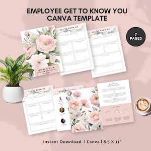 Getting to Know You Coworker Form Employee Get to Know My Team ...