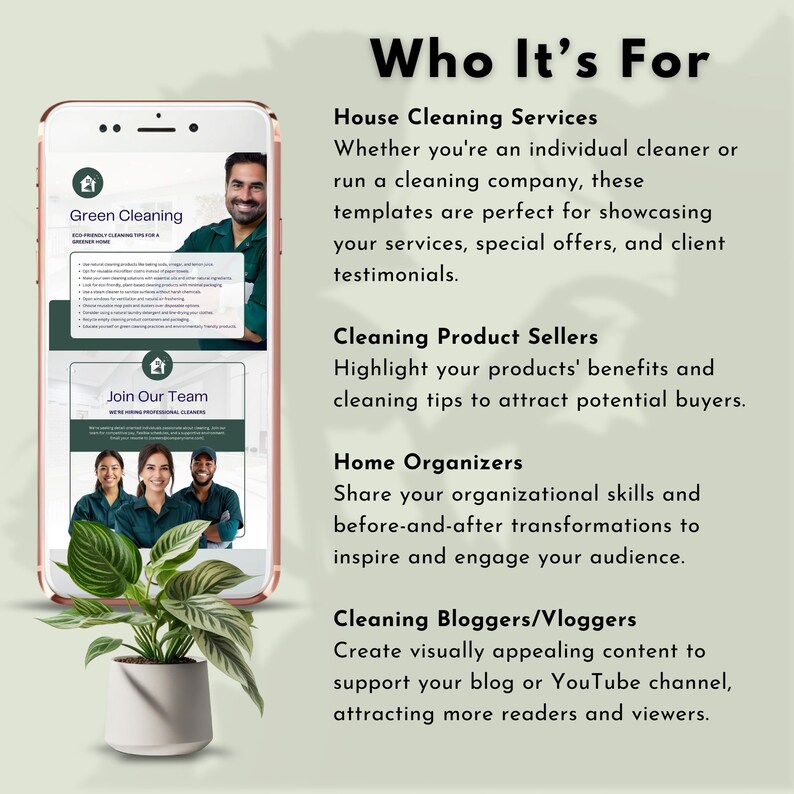 House Cleaning Instagram Post Canva Template Cleaning Business Social ...