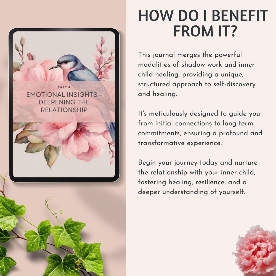 Inner Child Journal Prompts Inner Child Healing Mental Health Workbook ...