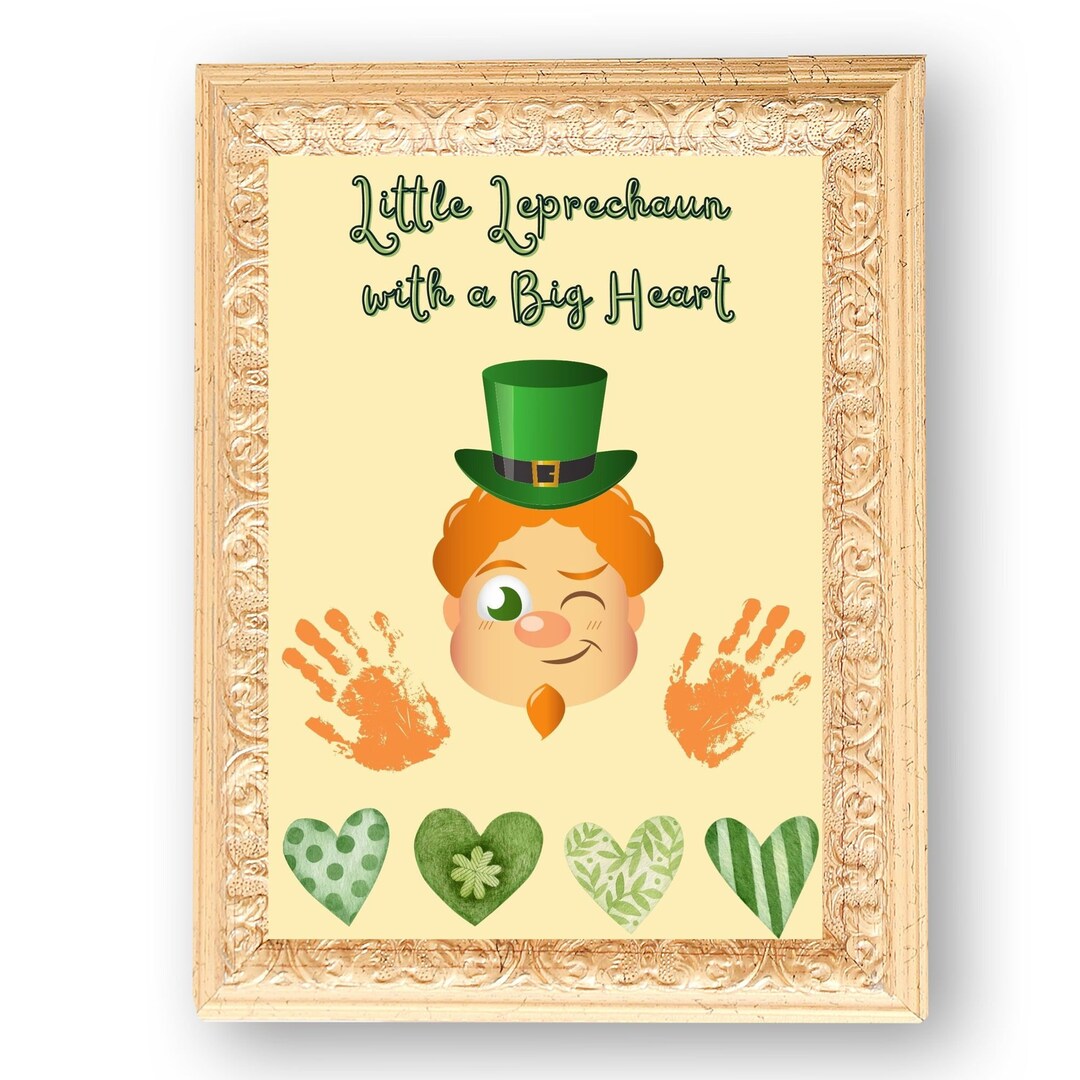 St Patrick Handprint Leprechaun St Patricks Day Handprint St Patricks ...
