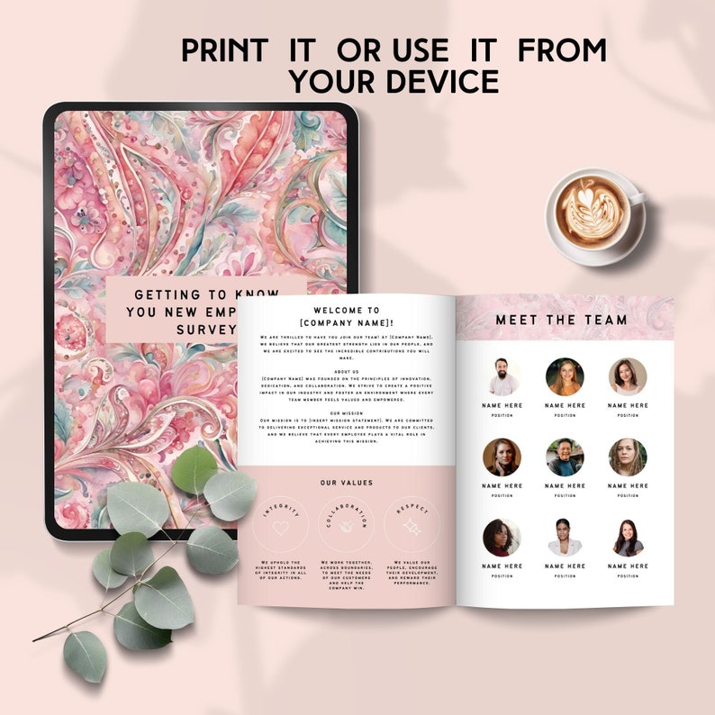 Employee Get to Know You Questionnaire Editable Getting to Know You for ...