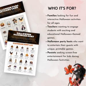 Halloween Trivia Game Bundle Halloween Party Games Kids Spooky ...