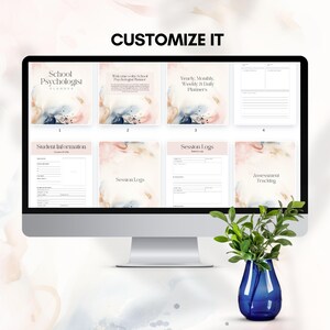 School Psychologist Digital Planner School Counselor Journal Therapy ...