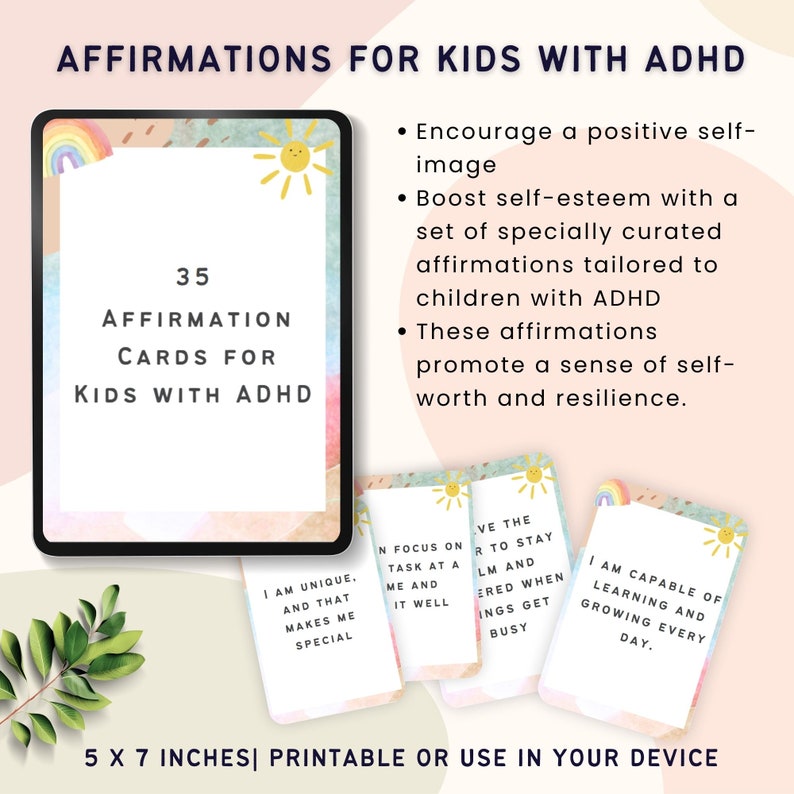 Adhd Worksheets for Kids Printable Resources Adhd Workbook for Kid ...