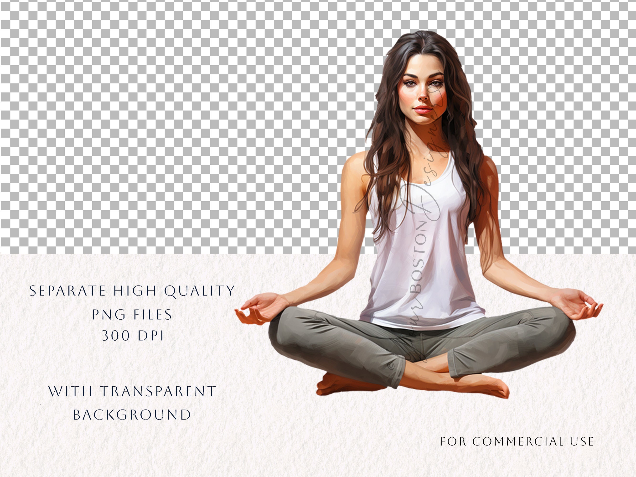 Yoga Watercolor Clipart Set Yoga Clipart Yoga and - Etsy