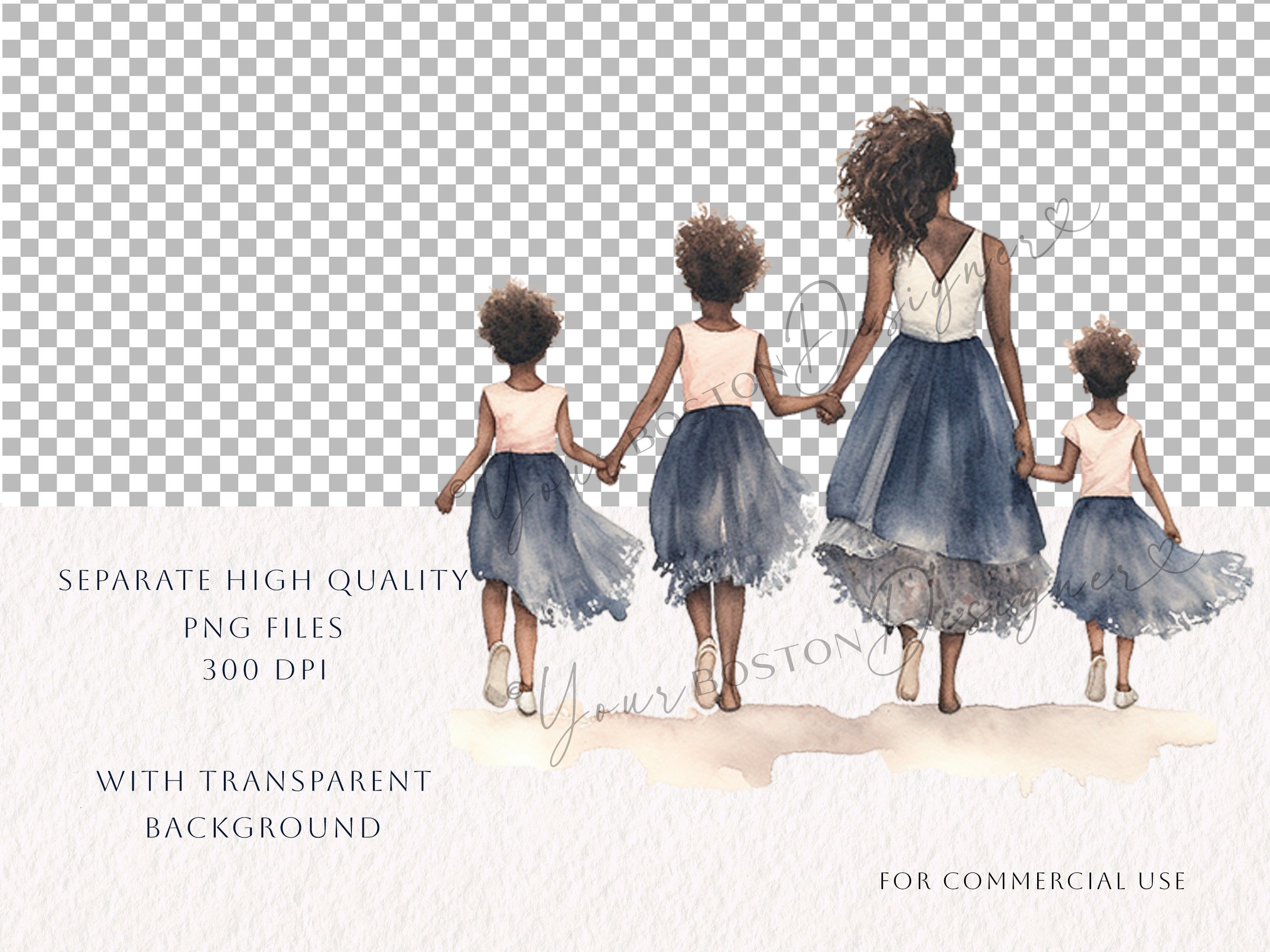 Mom and Me Clipart Set | Mom Clipart | Mother's Day Clipart | Mama ...