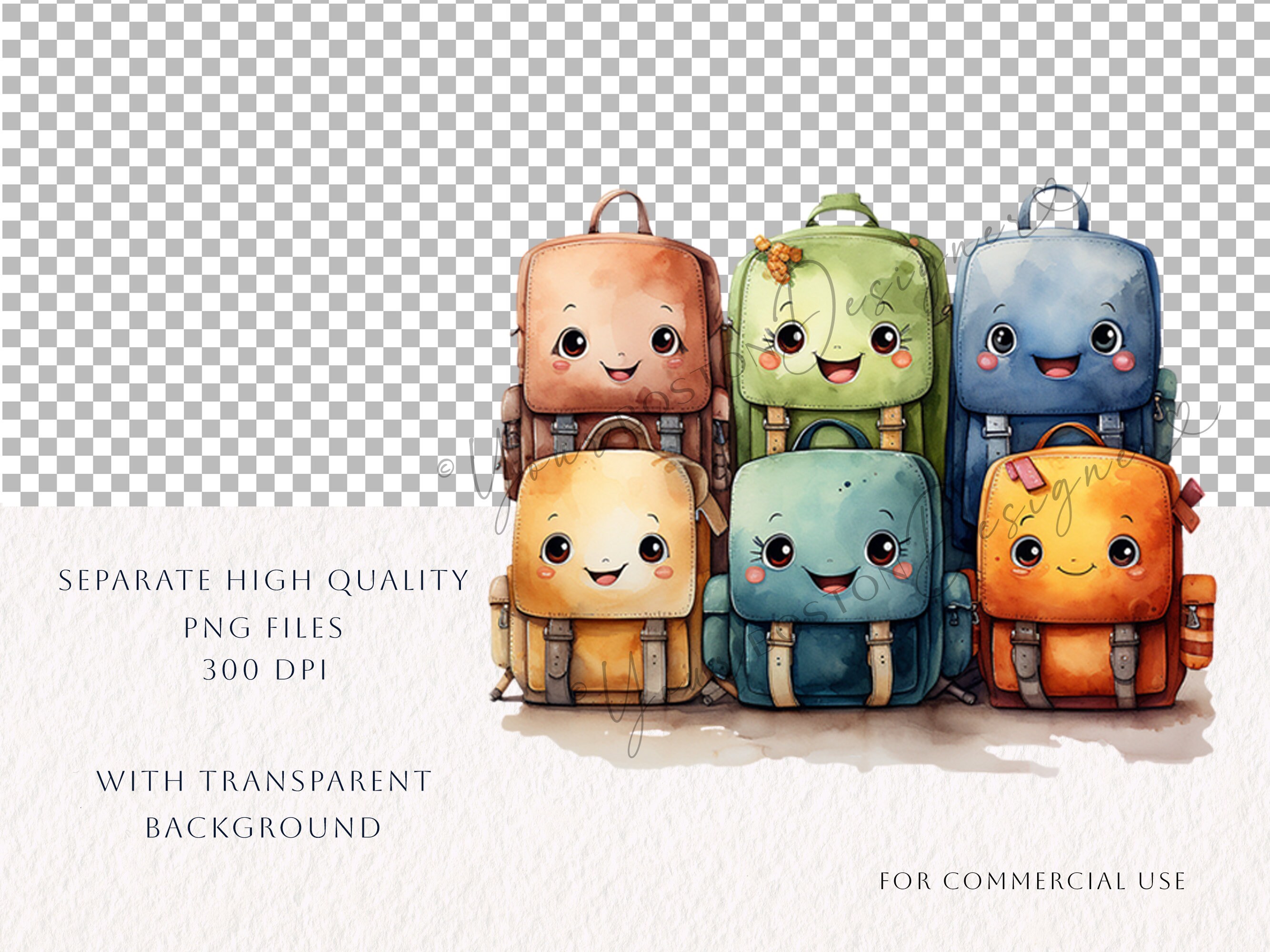 Back to School Clipart Set | Back to School | School Bus Clipart ...