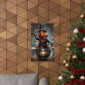 Drumstick Steampunk Chicken Matte Vertical Posters - Etsy