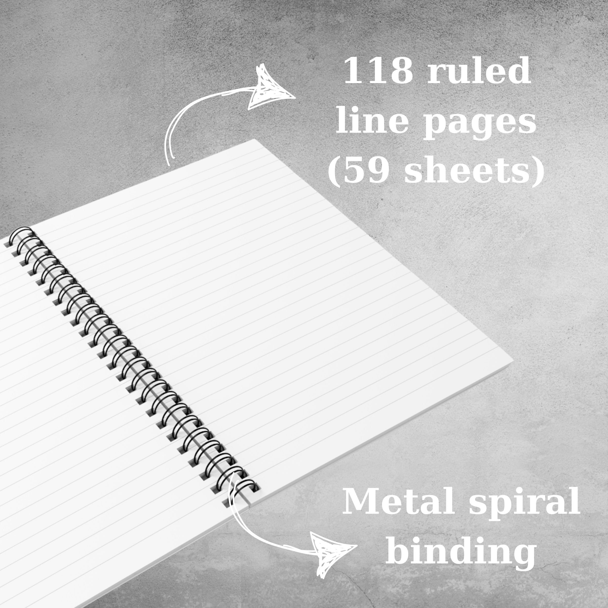 Create Spiral Notebook With Your Logo, Personalize Your Notebook With ...