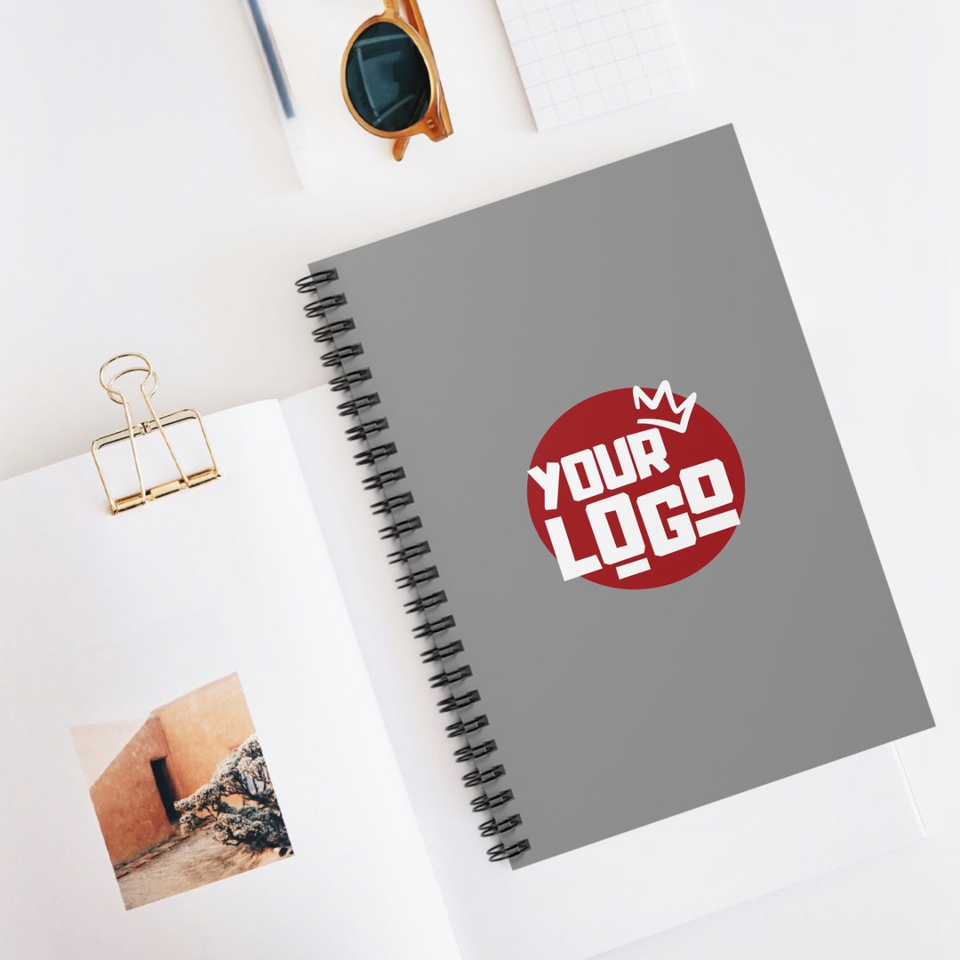 Company Logo Spiral Notebook , Personalize Your Notebook With Your ...