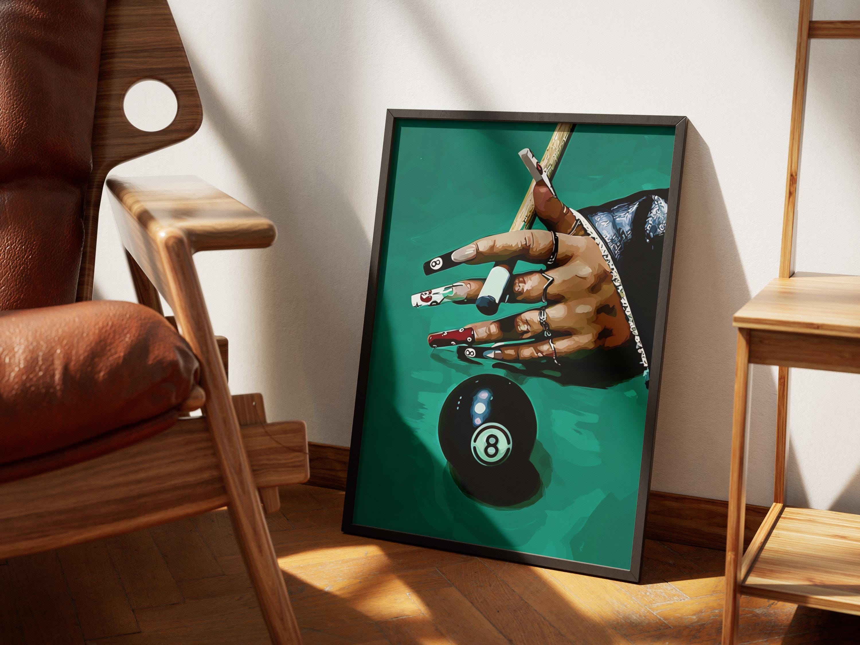 Black Girl Art 8 Ball Pool | DIGITAL DOWNLOAD | Afro Woman | Black Art ...