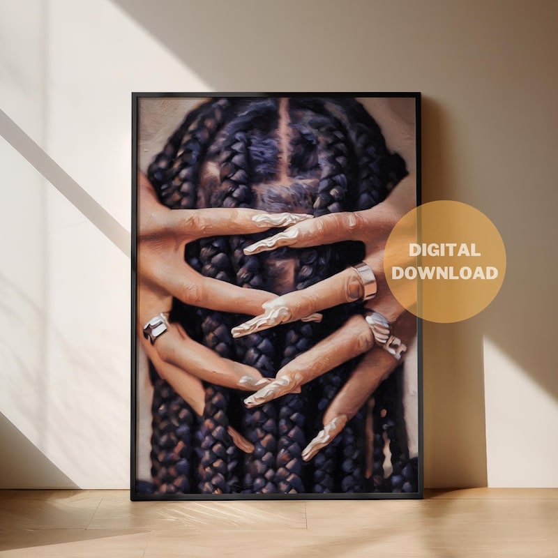 Box Braids Art - Etsy