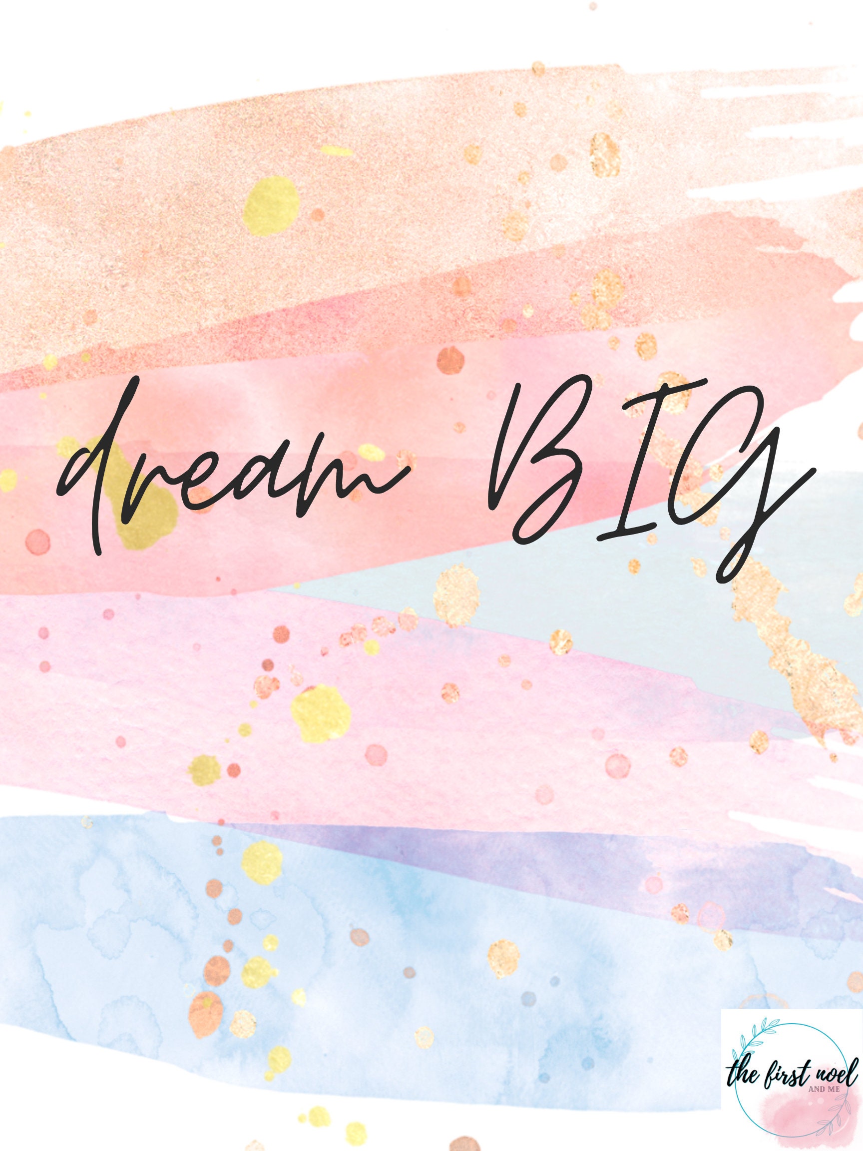 Dream Big Poster - Digital Download - Etsy