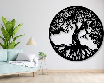 Tree of Life DXF File Svg / Png / Pdf / Eps / Ai File Cnc Plasma, Vinyl ...
