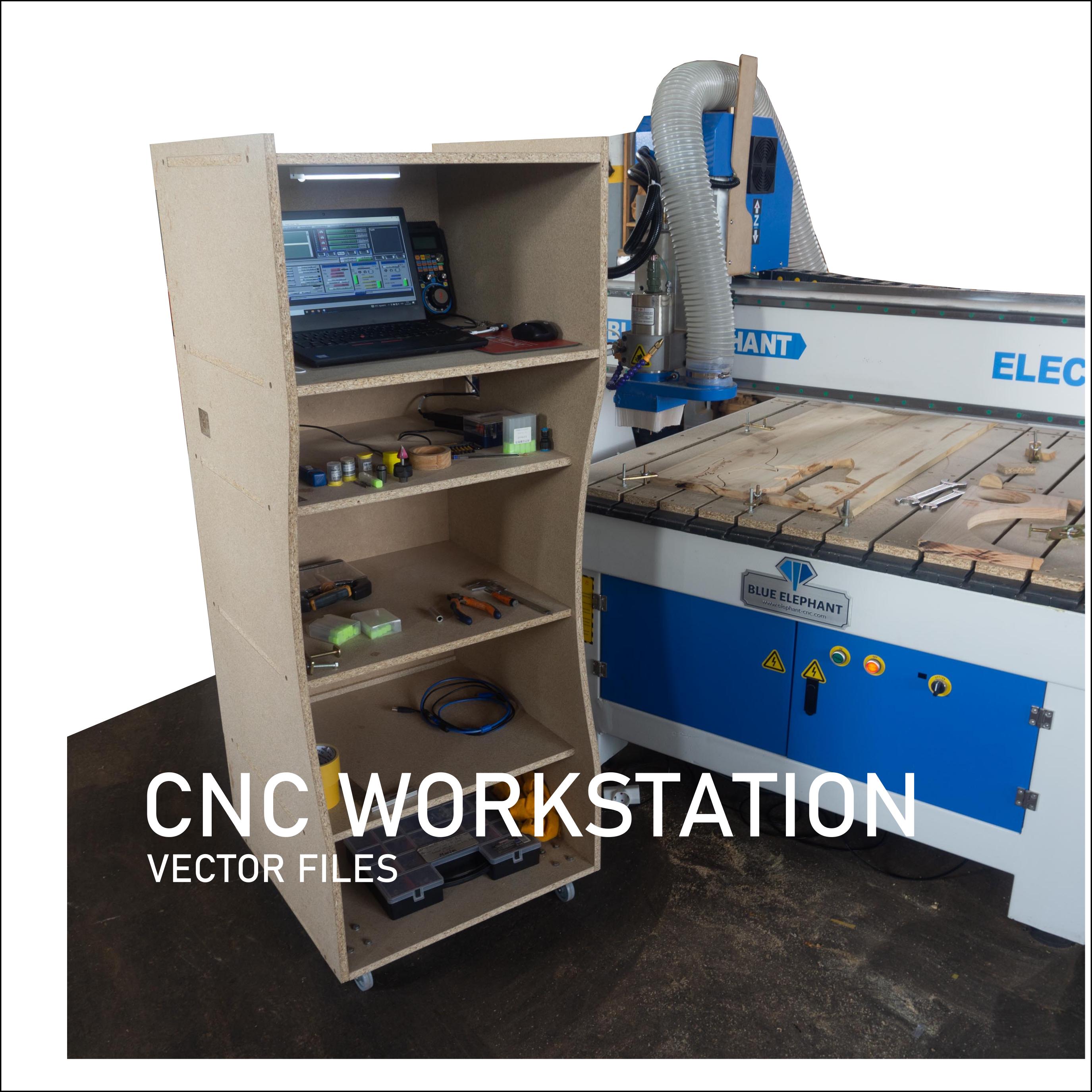 CNC Rolling Workstation for Latop Vector Files, Vcarve, Aspire, Cnc ...