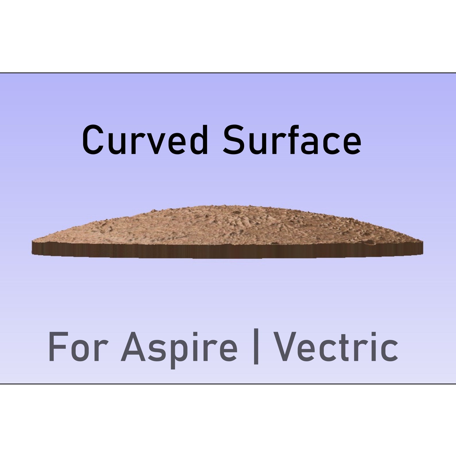 3D STL Moon Curved Model for CNC, Aspire, Vectric, Vcarve, 3D Printer ...