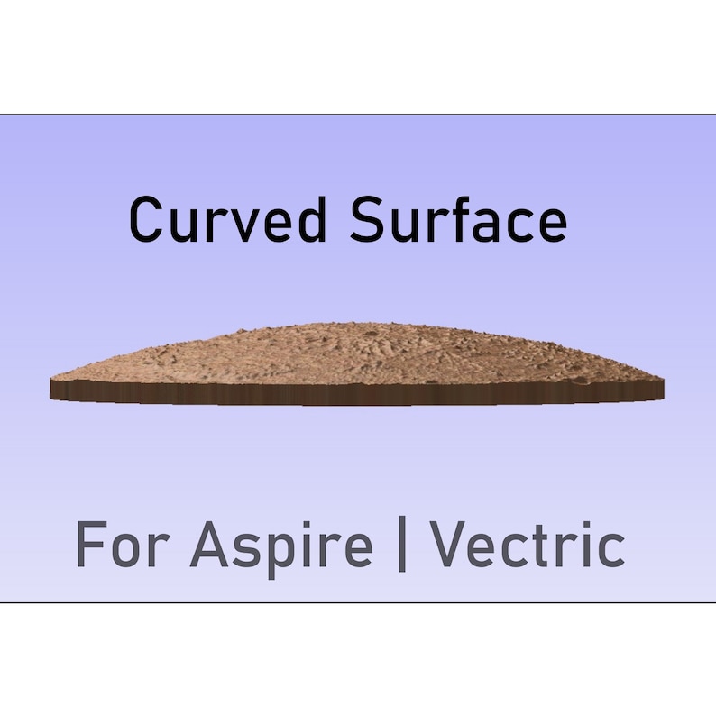 3D STL Moon Curved Model for CNC, Aspire, Vectric, Vcarve, 3D Printer ...