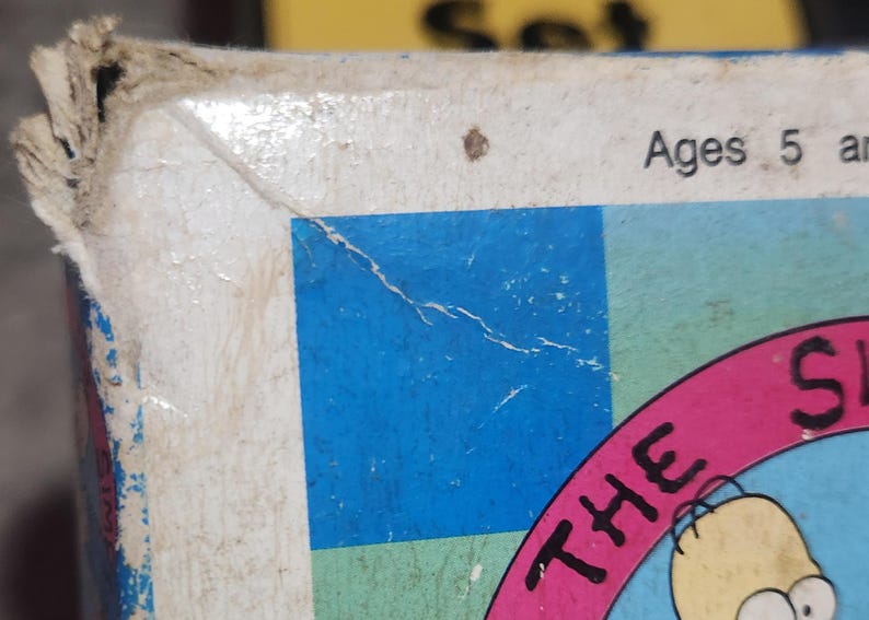 Vintage 1992 the Simpsons 3D Chess Game Set Homer Bart Marge Grampa ...