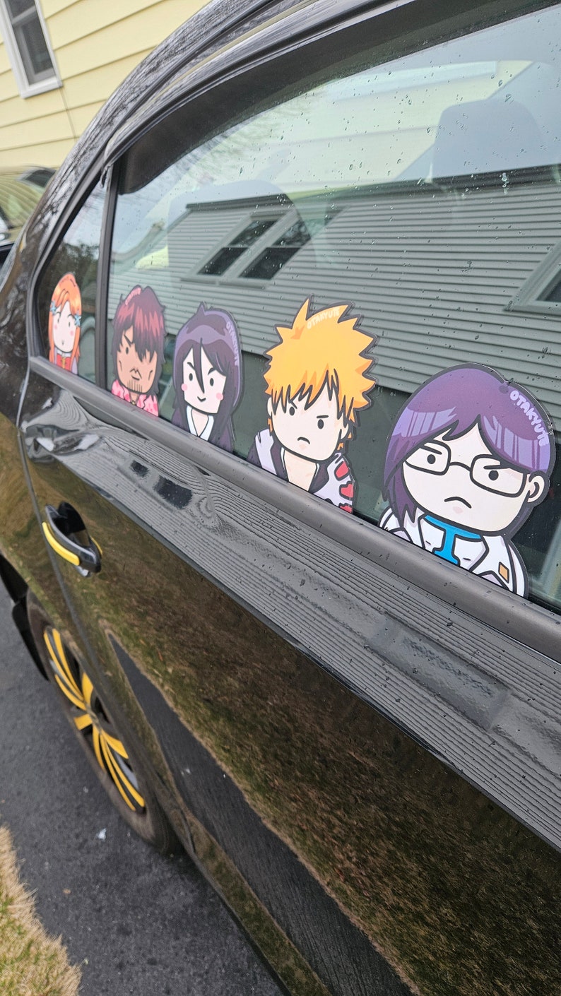 Ichigo Kurosaki , Bleach 45 Durable Anime Laptop Car Peeker Sticker ...