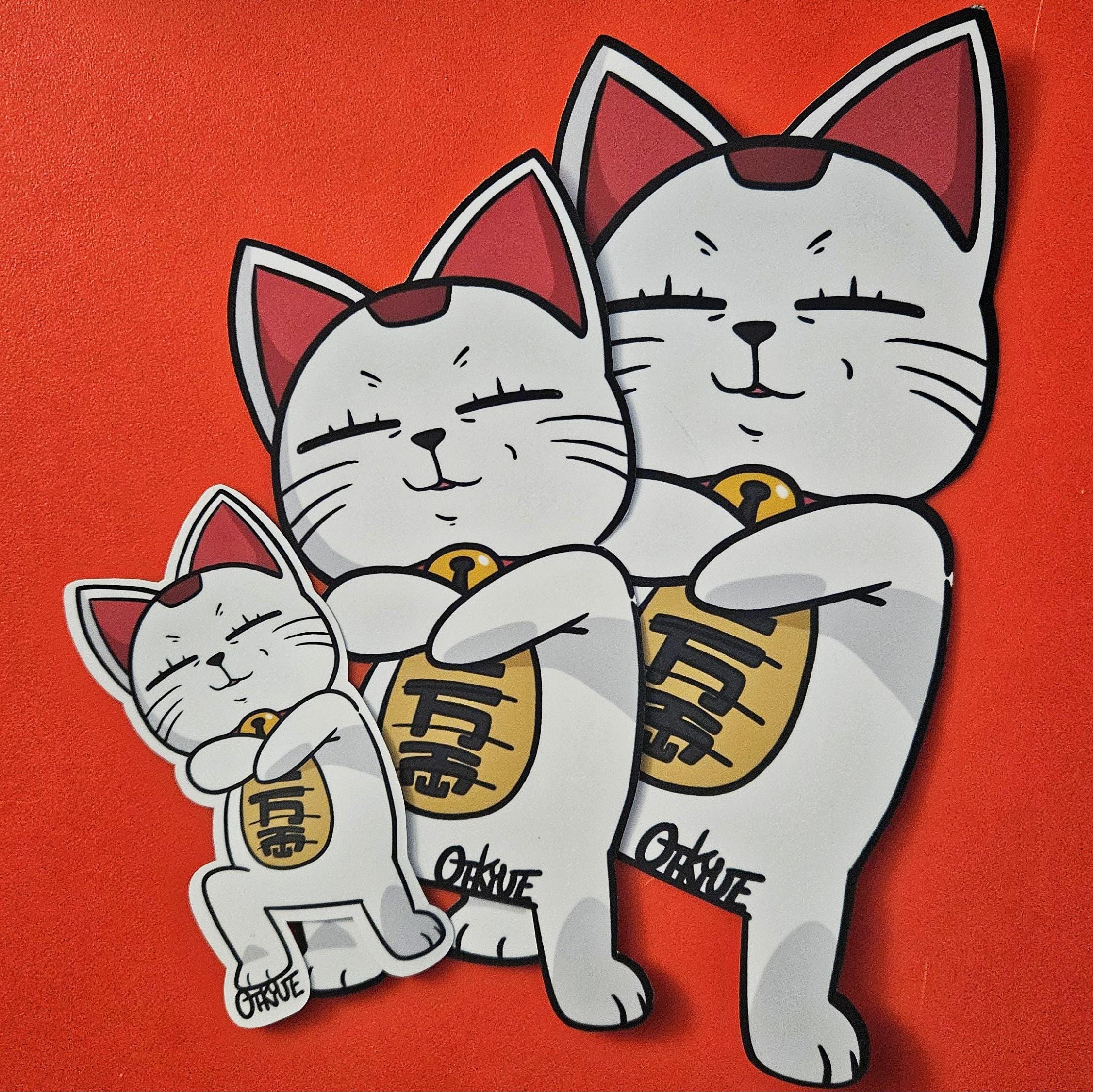 Handmade Dandadan Sticker Turbo Granny ( Turbo Baba Neko Baba ...