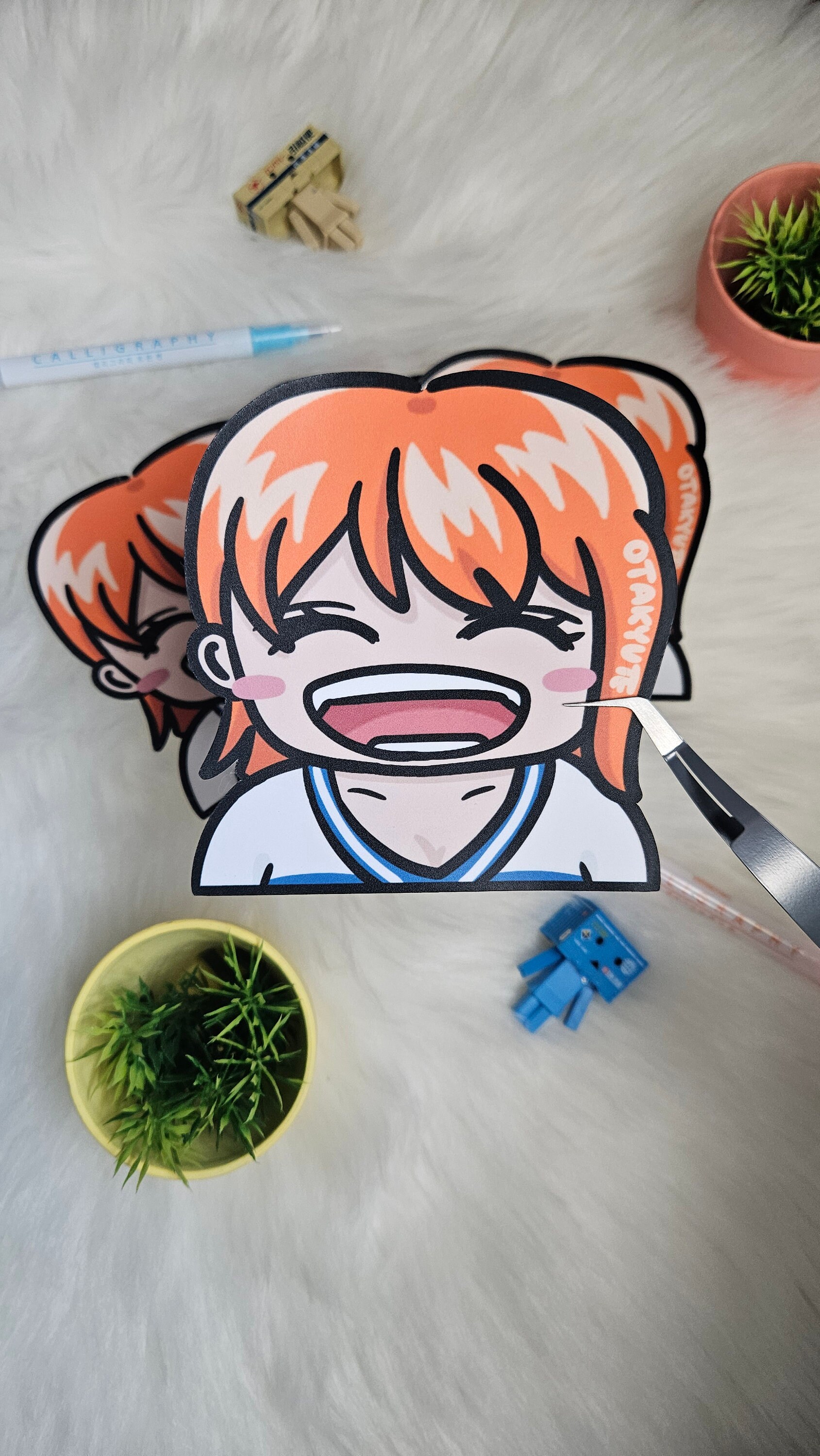 Nami , One Piece 45 Anime Laptop Car Peeker Sticker , Waterproof Decal ...