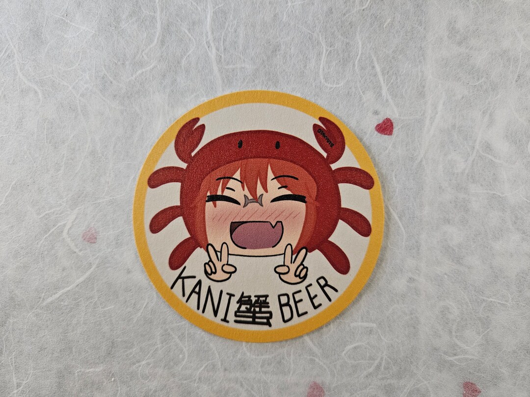 Cute Kobayashi's Dragon Maid Kani Beer Coaster - Etsy
