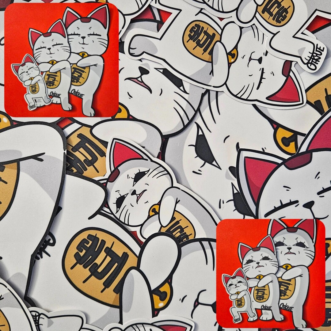 Handmade Dandadan Sticker Turbo Granny ( Turbo Baba Neko Baba ...