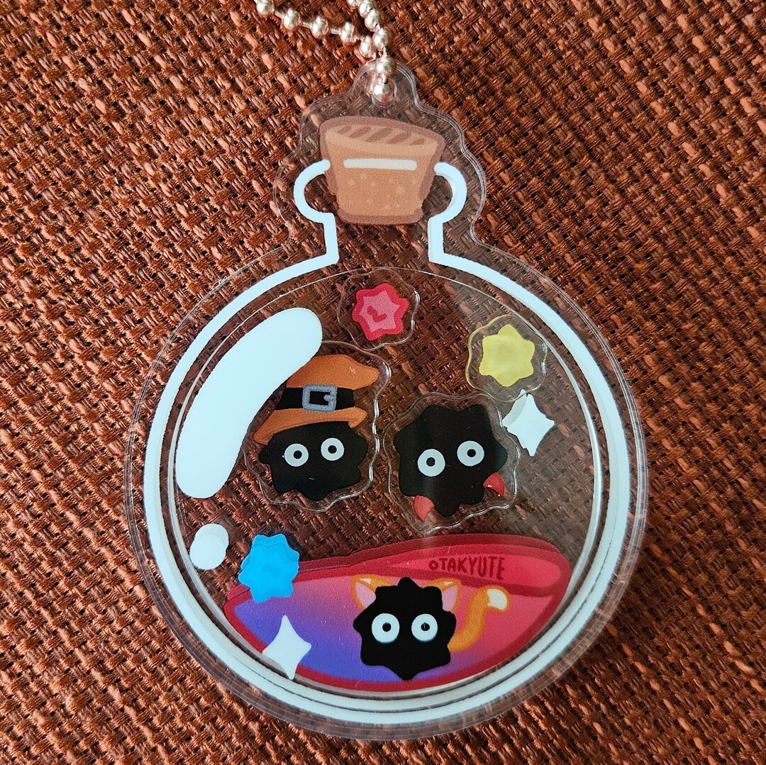 Spooky Soot Sprite 3" Shaker Keychain - Spooky Season, Halloween Gifts ...