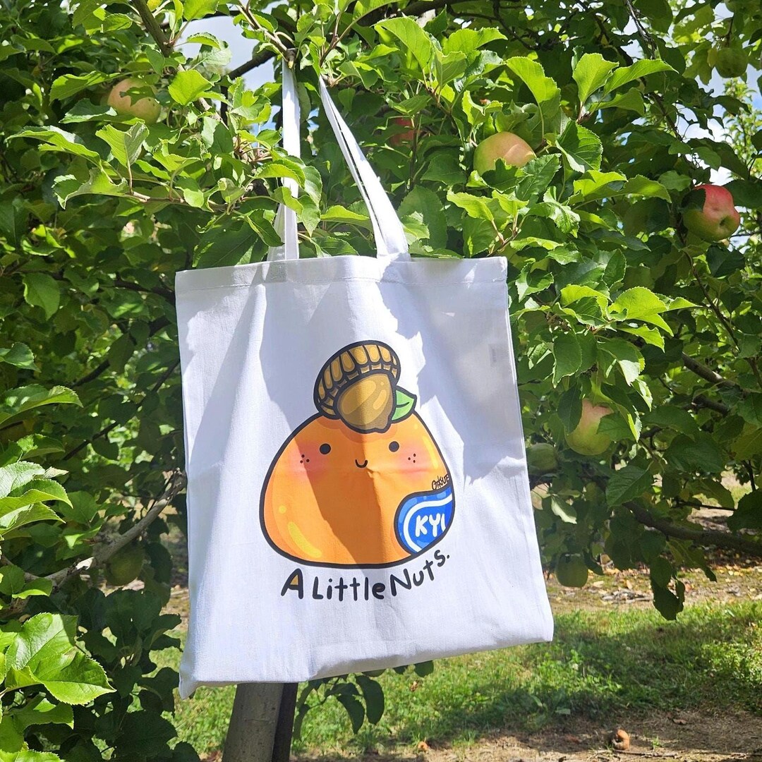 A Little Nuts Kyutie Mascot Tote Bag| Cute Autumn/fall Bag | Otakyute ...