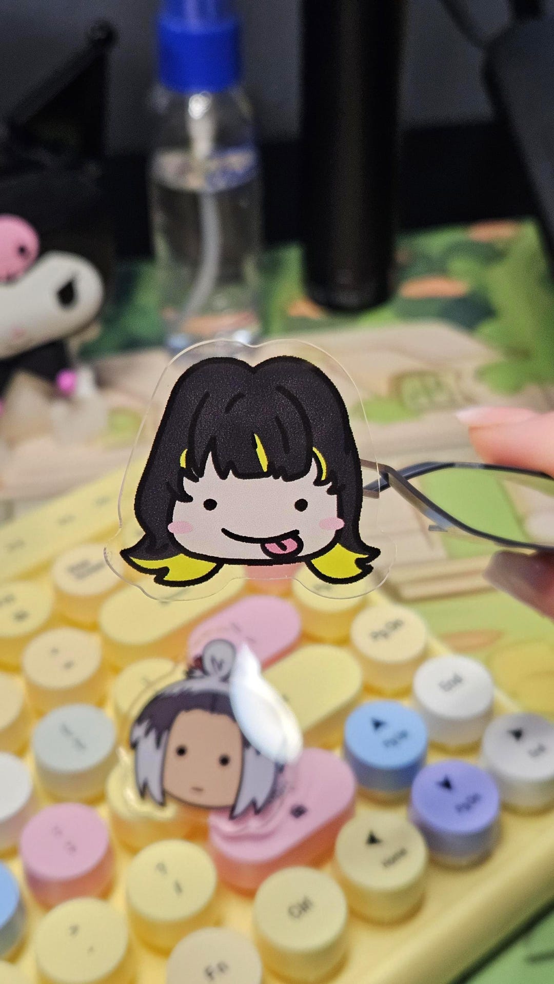 1.5" Bachira Blue Lock Anime Acrylic Pins - Cute Kawaii Simple Pins - Etsy