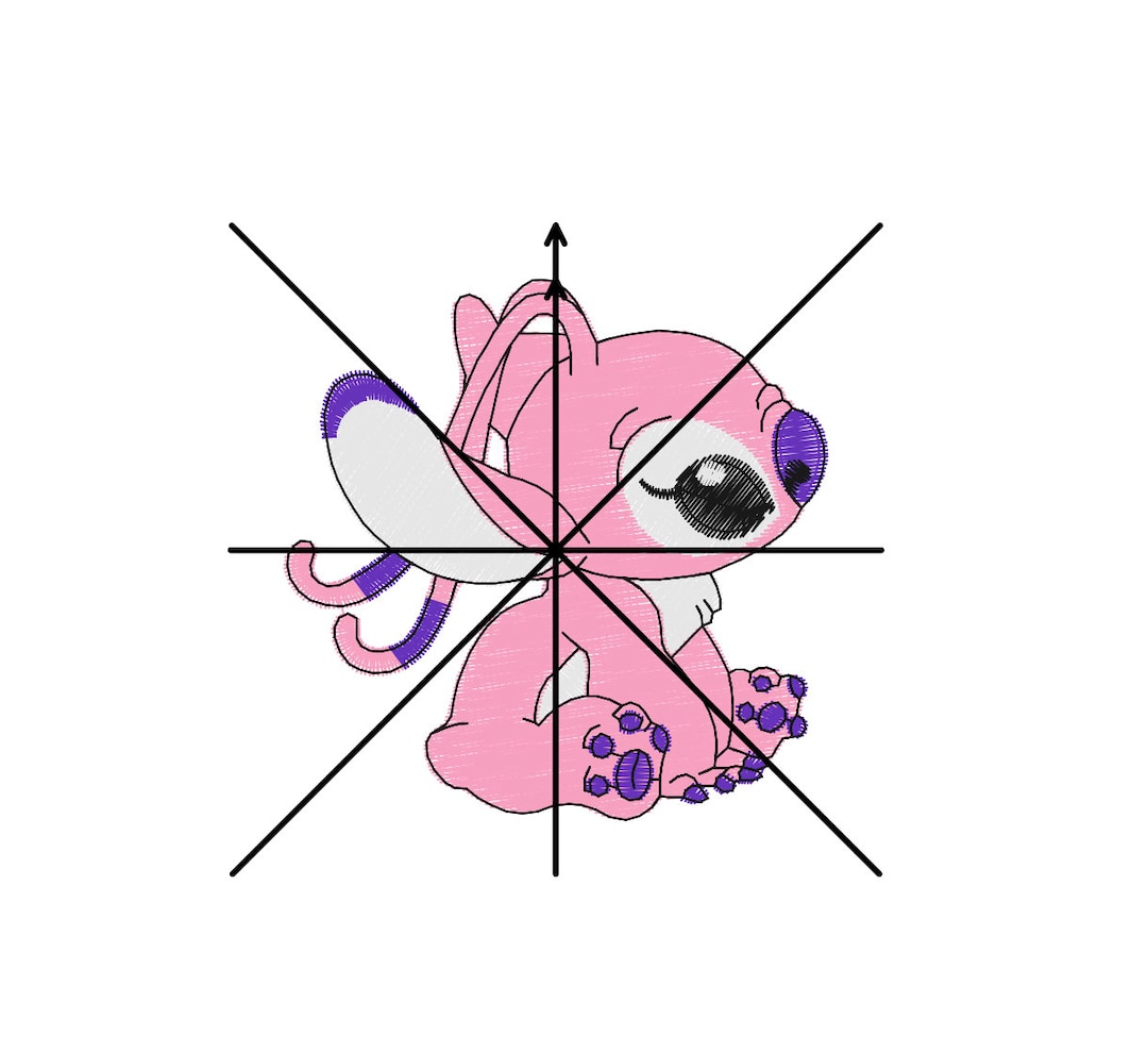 Angel Stitch Machine Embroidery Design/ Pink Stitch Embroidery File ...