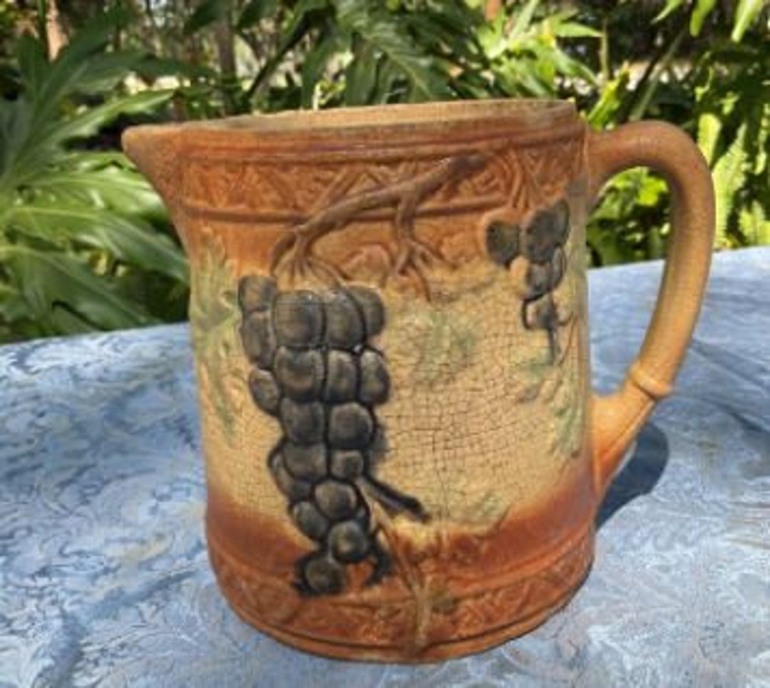 Roseville Pottery 48oz. Grape Pitcher- 1916 - Etsy