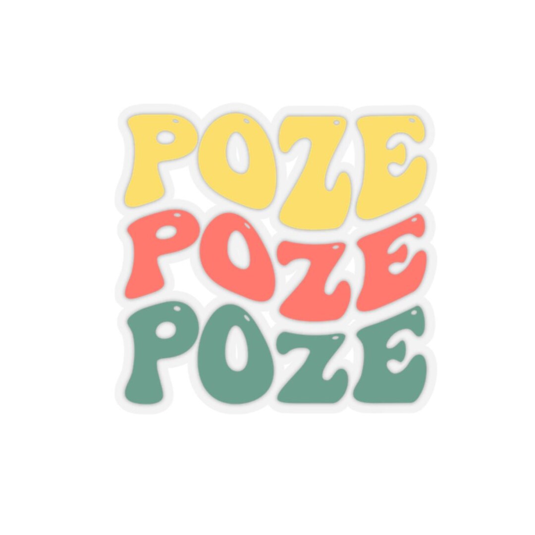 Poze Poze Poze Vinyl Sticker Durable and Stylish Haitian-inspired ...