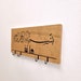 Bismillah Wood Key Holder: Kaaba & Madina Design, Islamic Gift - Etsy