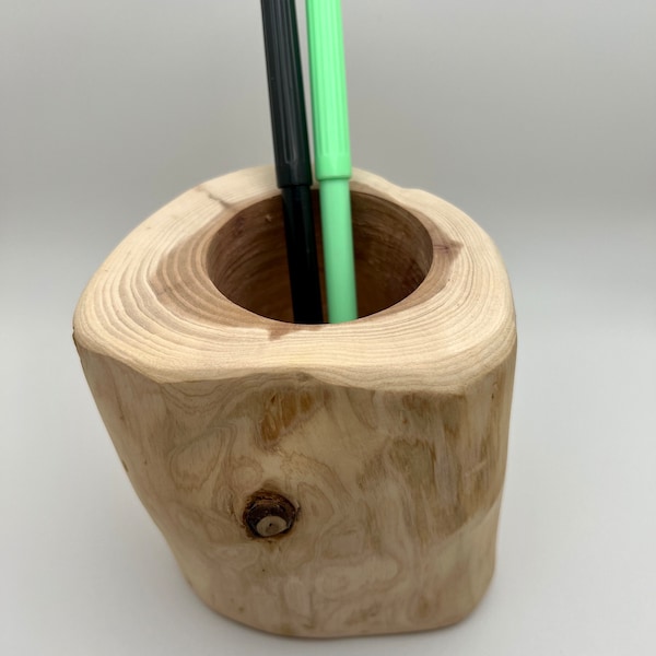 Rustic Pencil Holder - Etsy