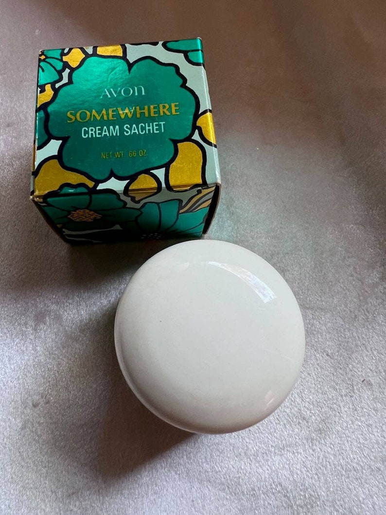 Avon Somewhere Cream Sachet in Box Collectible - Etsy
