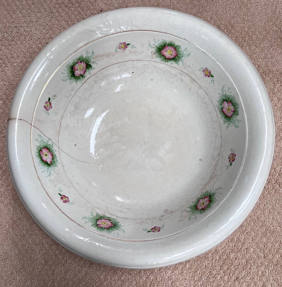 Antique Porcelain Wash Basin - Etsy