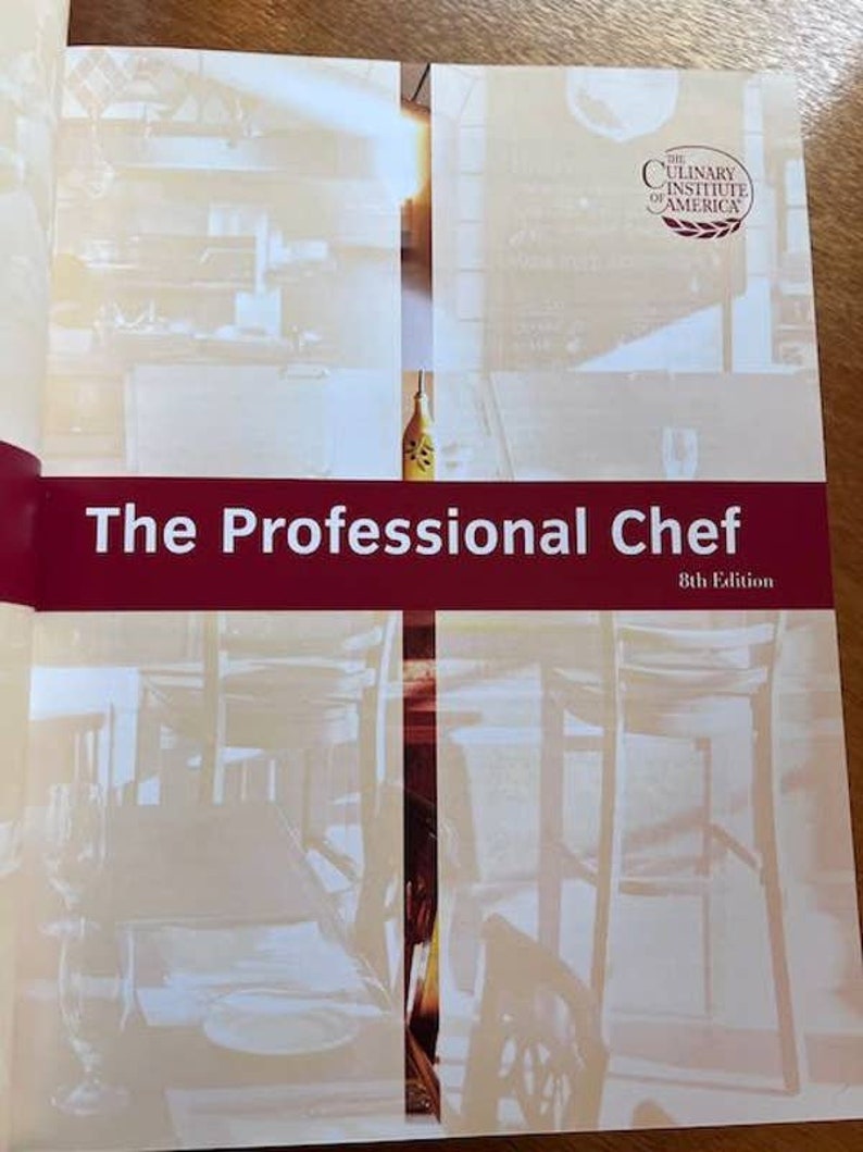 The Professional Chef, the Culinary Institute of America 2006 - Etsy