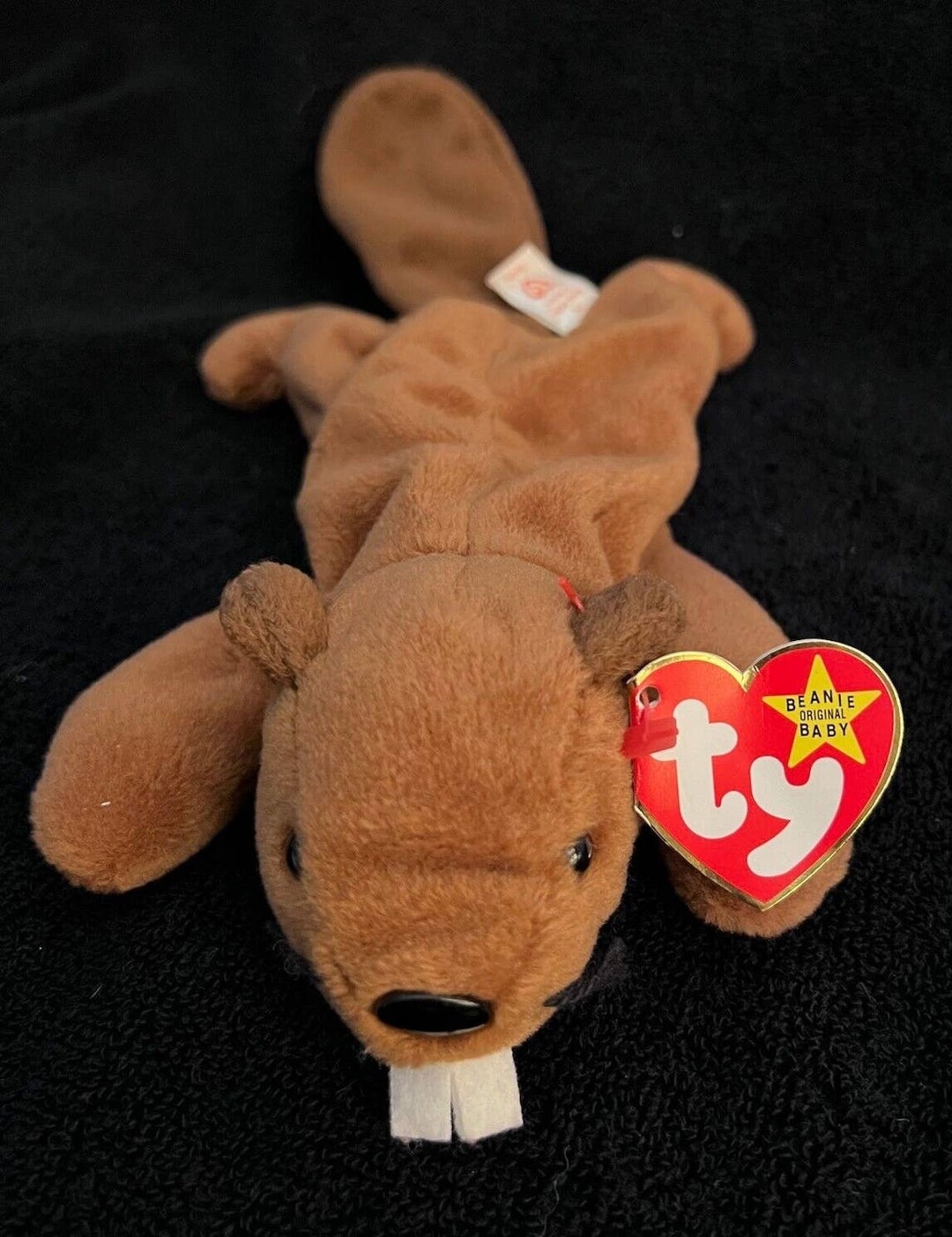 TY Beanie Baby - BUCKY the Beaver - 1995 - Original Owner, PVC Pellet ...