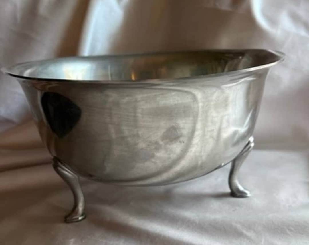 Stieff Pewter Footed Bowl - Etsy