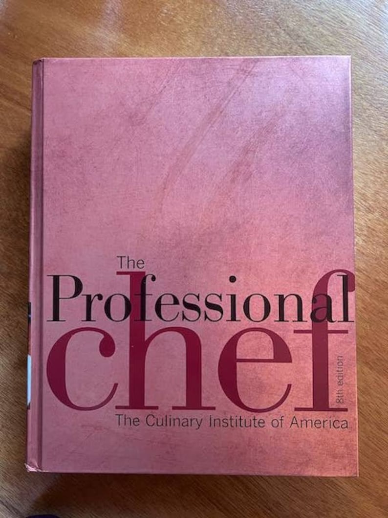 The Professional Chef, the Culinary Institute of America 2006 - Etsy