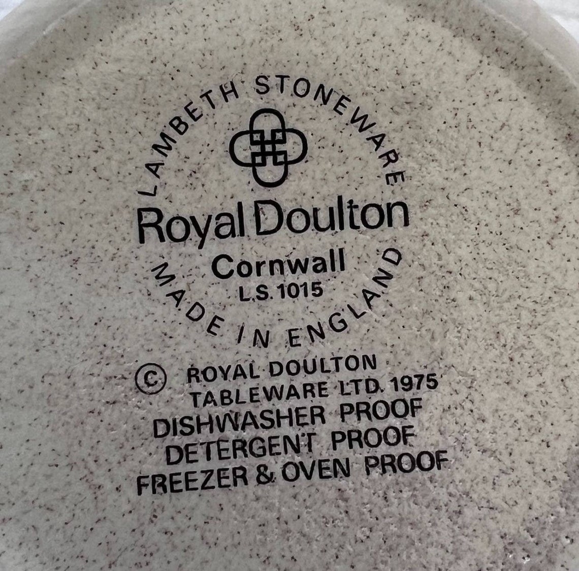 Royal Doulton Cornwall Lambeth Stoneware 1970s - Etsy