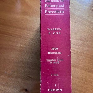 Book of Pottery and Porcelain 1944 - Etsy