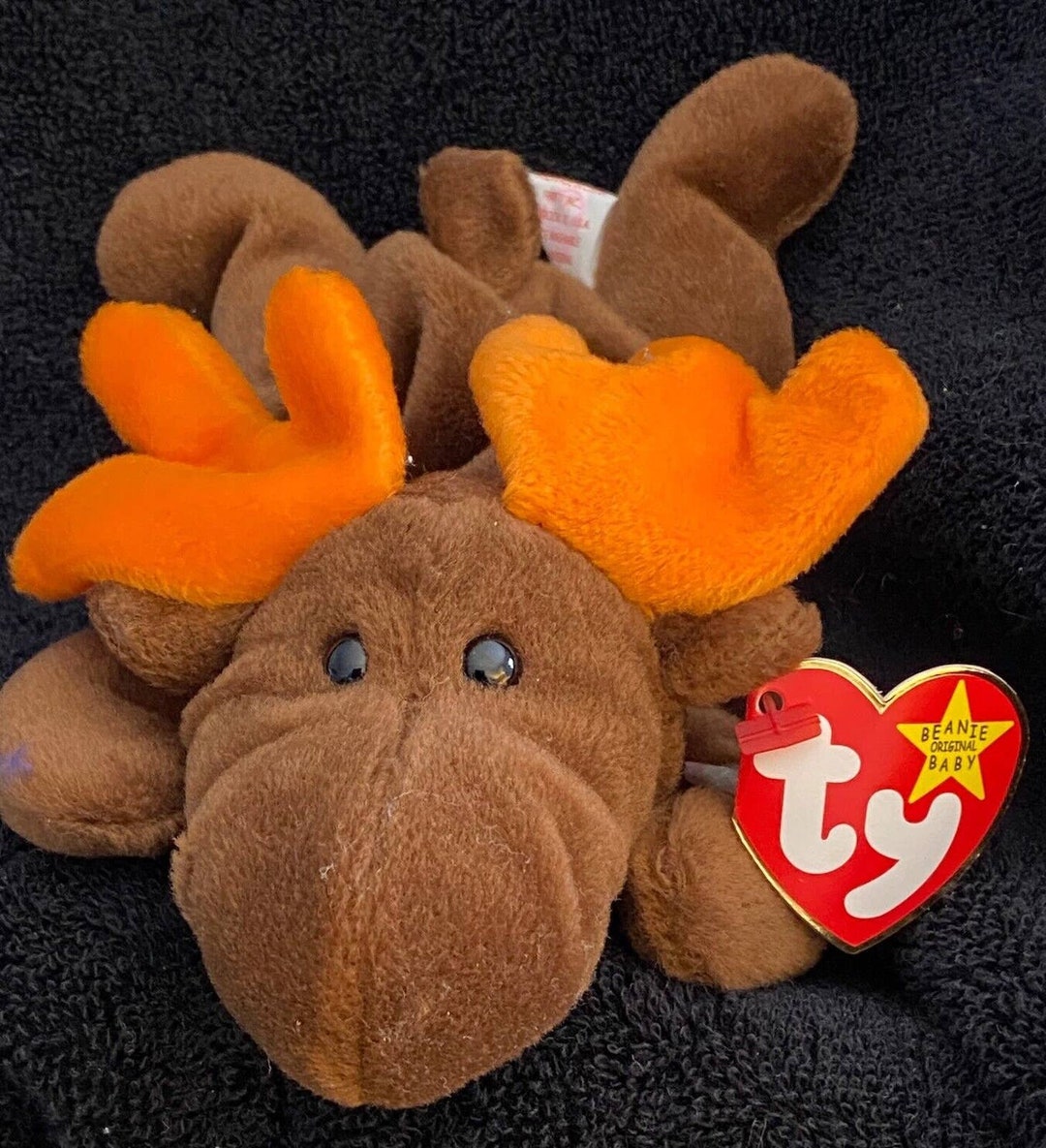 Ty Beanie Baby - Chocolate the Moose 1993 Rare, Retired, Multiple ...