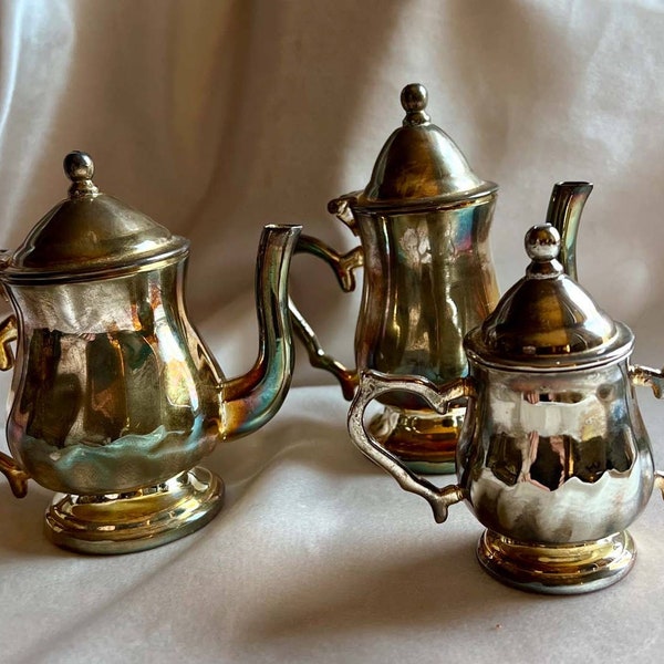 Godinger Silver Tea Set - Etsy