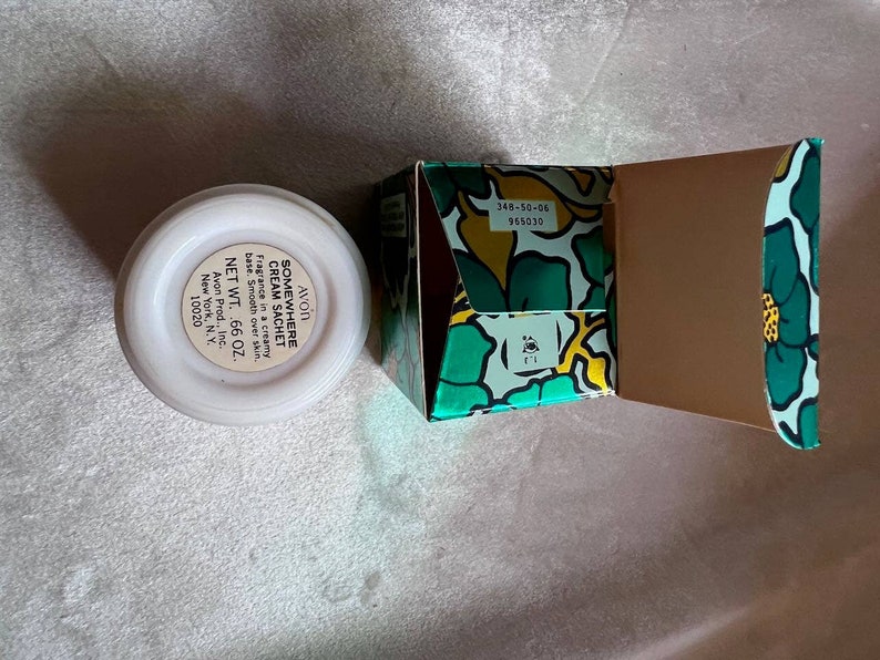 Avon Somewhere Cream Sachet in Box Collectible - Etsy