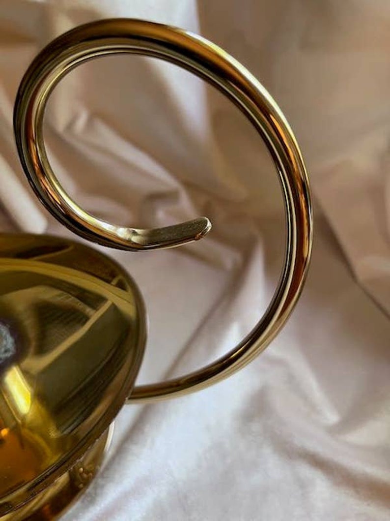 Baldwin Brass Candle Holder With Scroll - Etsy