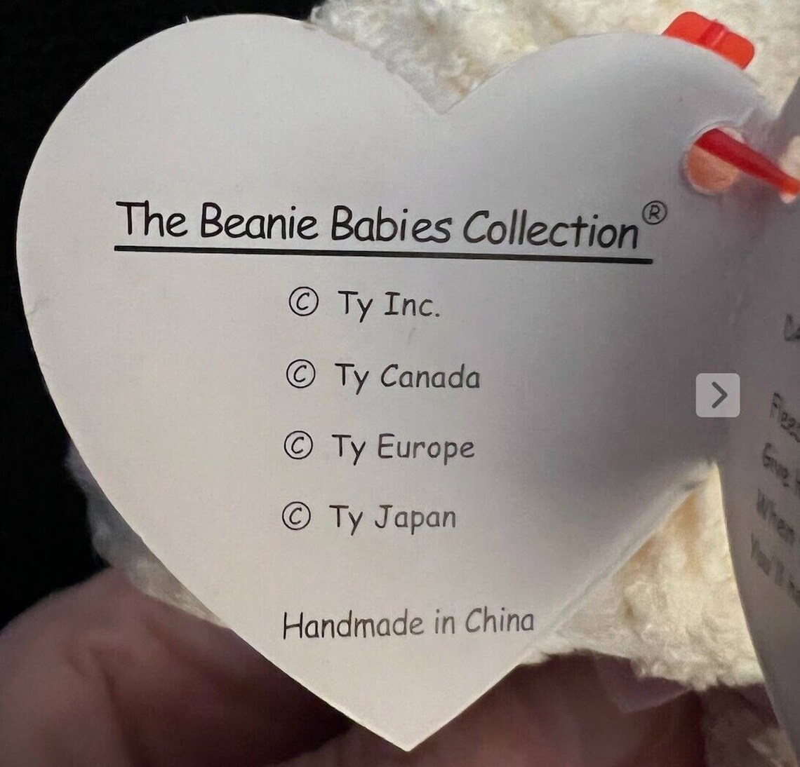 Ty Beanie Baby - FLEECIE THE LAMB- 2000 - Etsy UK