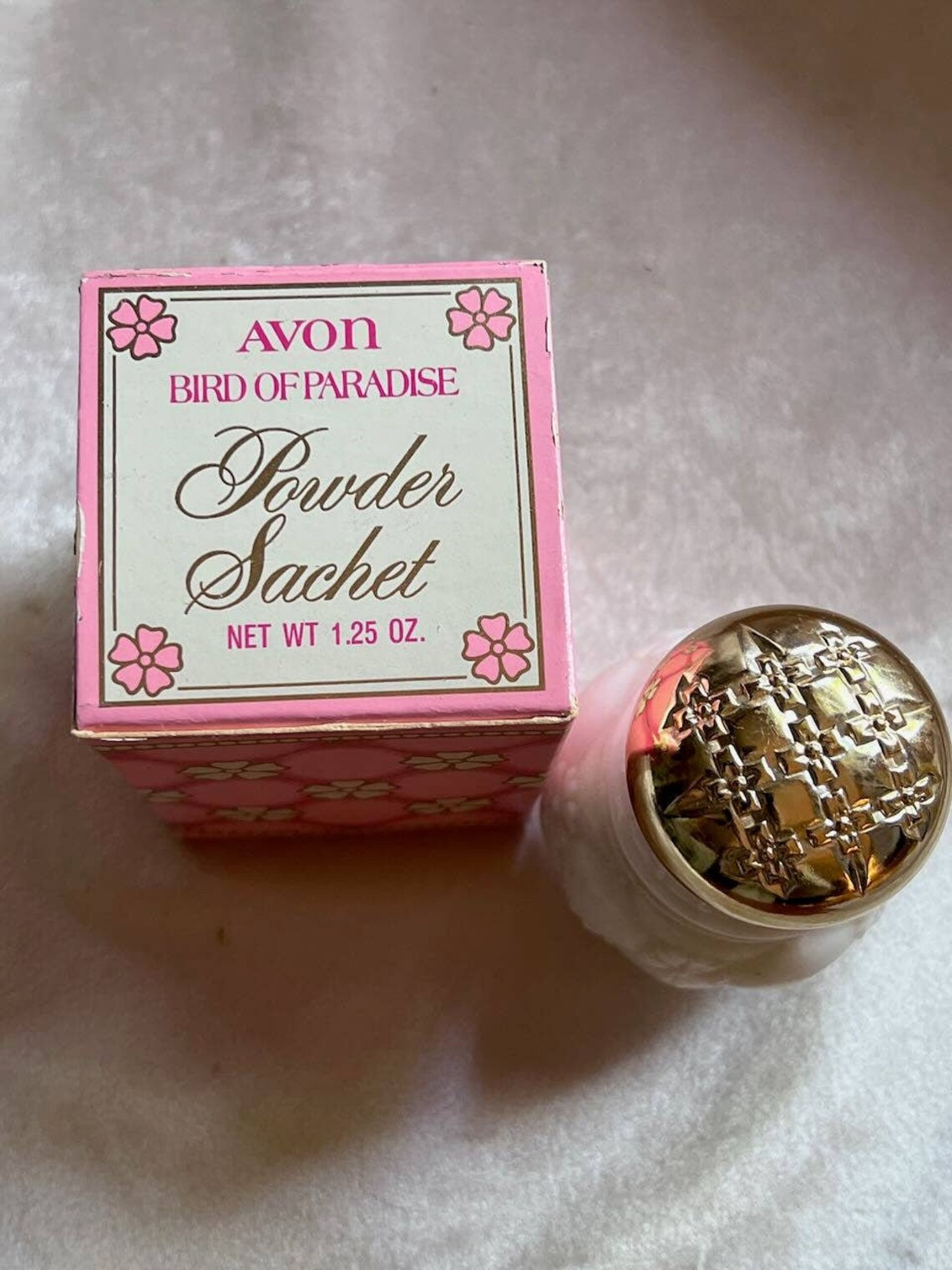 Avon Bird of Paradise Powder Sachet in Box - Collectible - Etsy