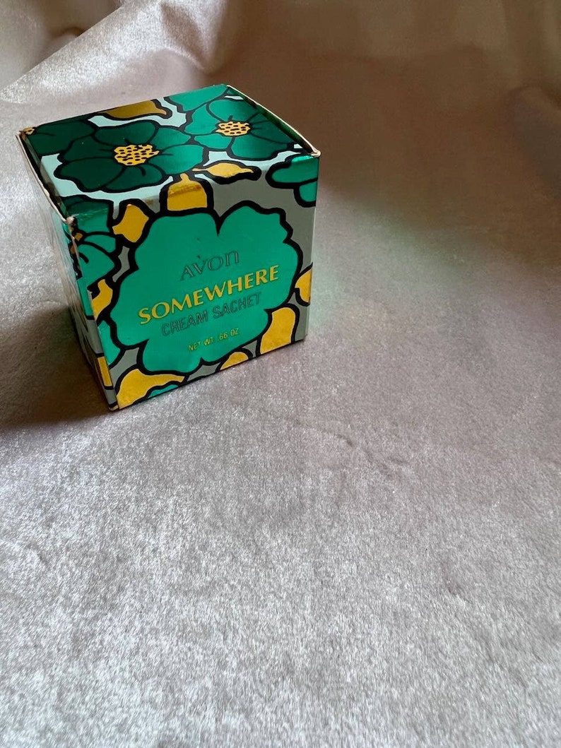 Avon Somewhere Cream Sachet in Box Collectible - Etsy